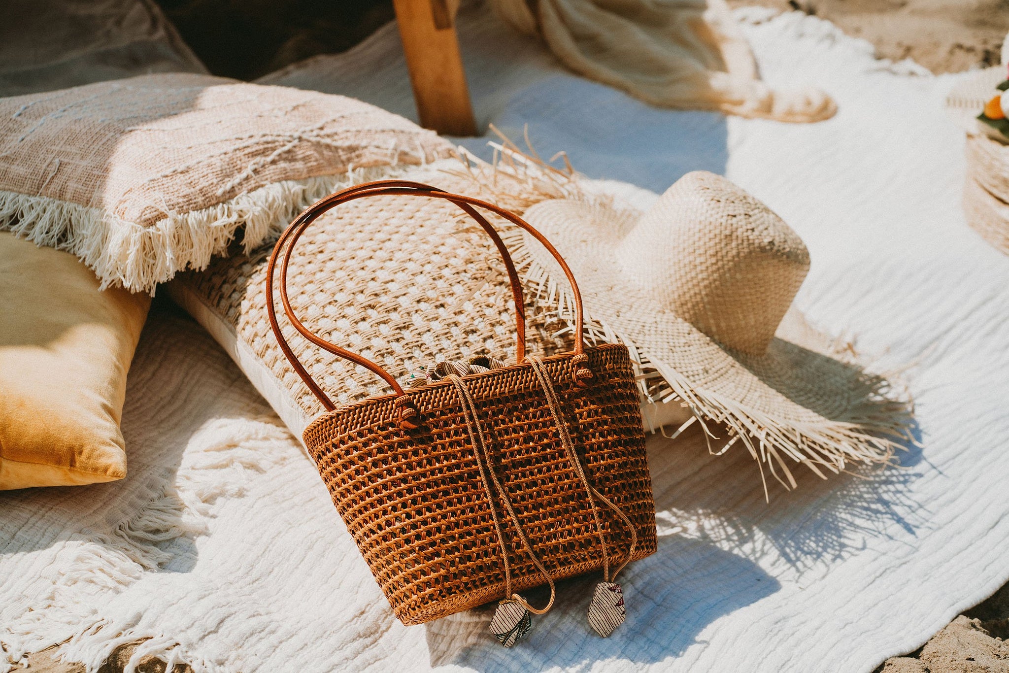 Eco-friendly Rattan Woven Handbags | Sustainably Crafted