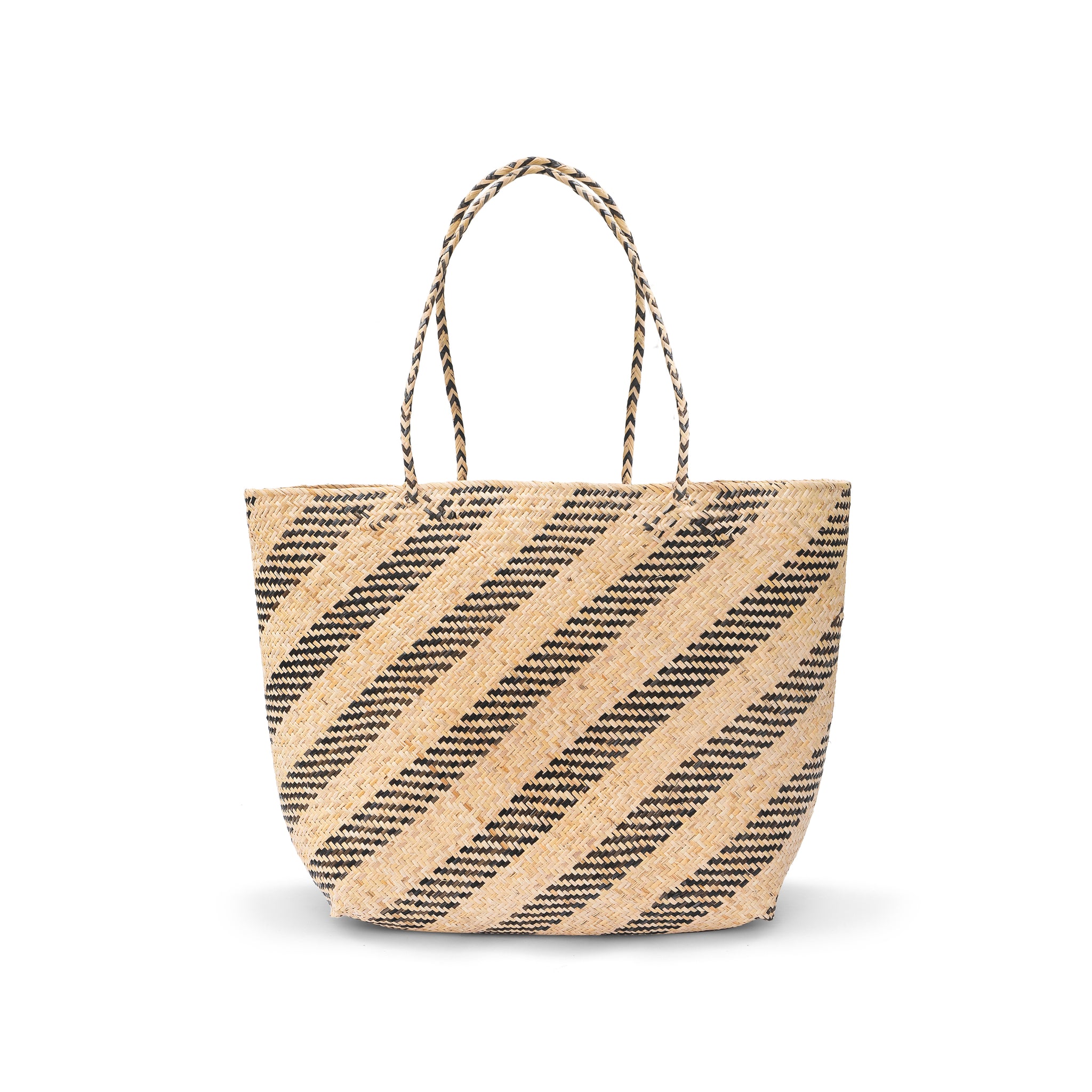 Rattan Market Tote-Natural